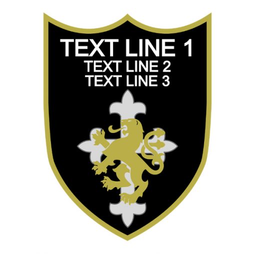 Heraldic Lion Cross Religious Patch– Build Your Patch- Custom Patches Online – Design Your Patch ...