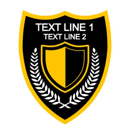 Two Tone Shield Security Patch– Build Your Patch- Custom Patches Online ...