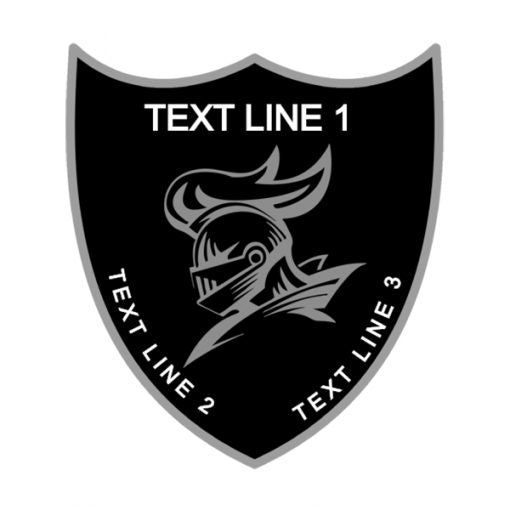 Knight Helmet Profile Security Patch– Build Your Patch- Custom Patches ...