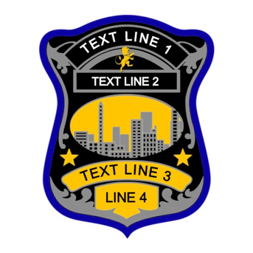 Cityscape Badge Security Patch– Build Your Patch- Custom Patches Online ...