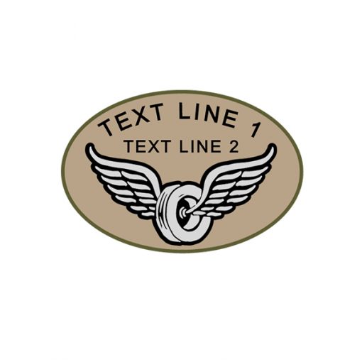 Winged Tire Biker Patch– Build Your Patch- Custom Patches Online ...
