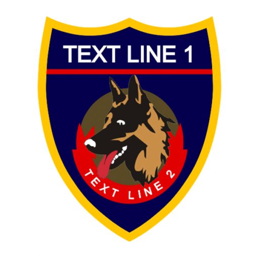 K9 Profile Shield Security Patch– Build Your Patch- Custom Patches ...