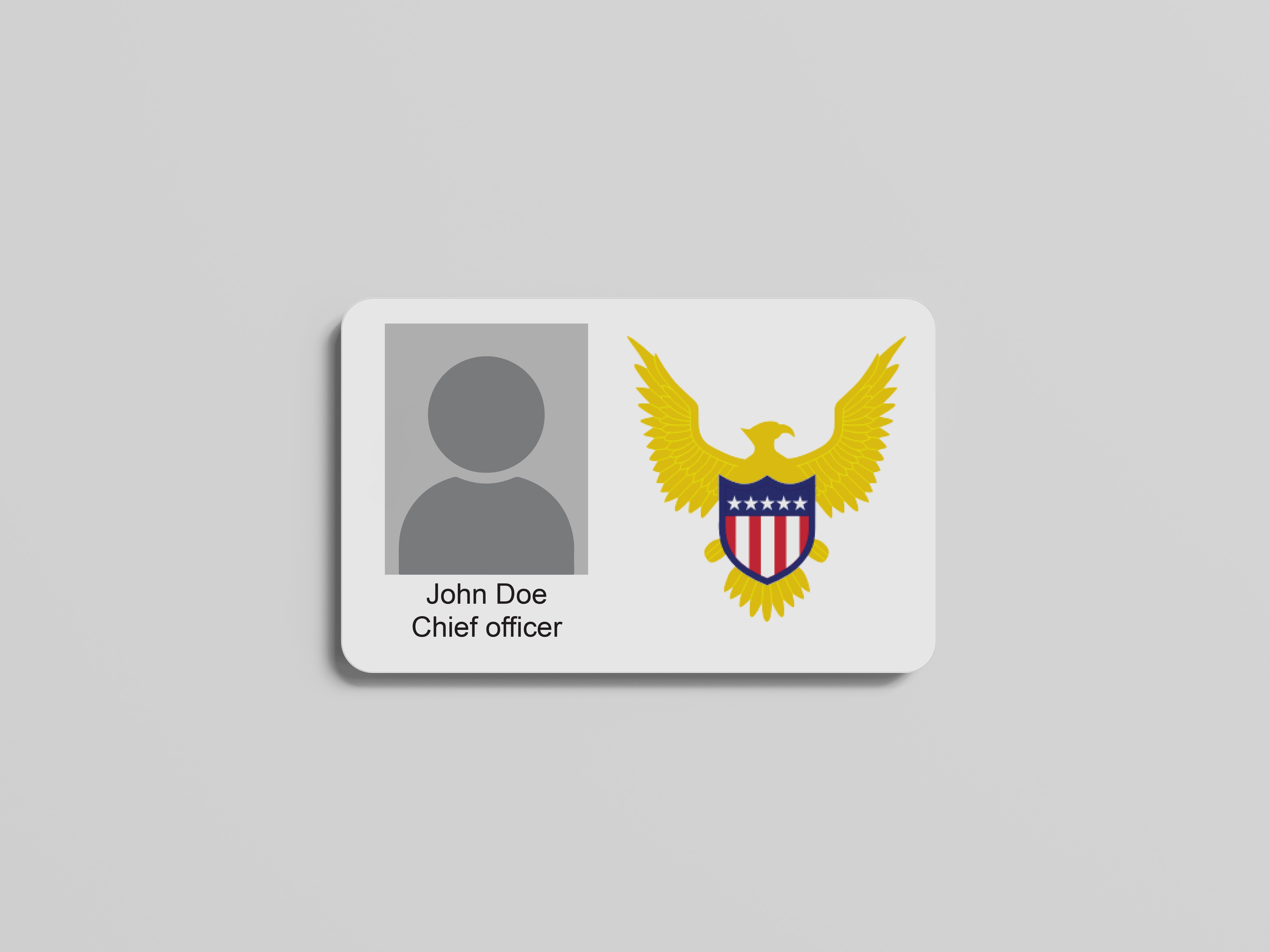 ID Card 08– Build Your Patch- Custom Patches Online – Design Your Patch ...